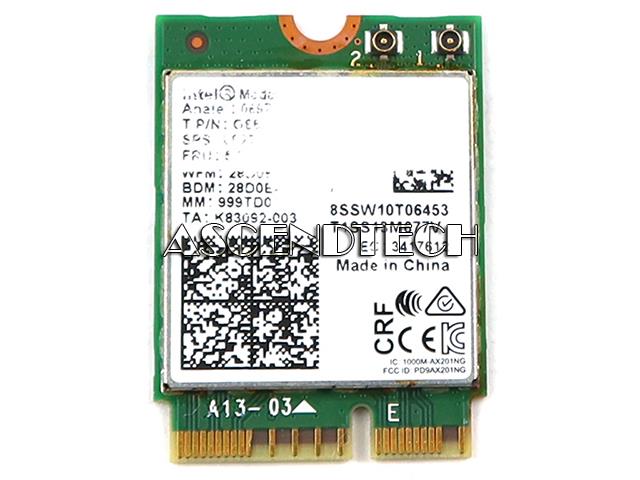 Ax201ngw G86c0007td10 Intel Ax201ngw Wifi 6 Card G86c0007td10