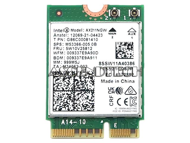 Ax211ngw G86c00081410 Intel Ax211ngw Wifi 6e Card G86c00081410